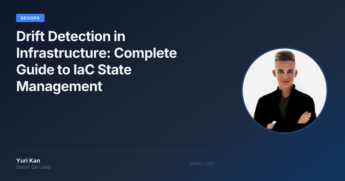 Drift Detection in Infrastructure: Complete Guide to IaC State ...