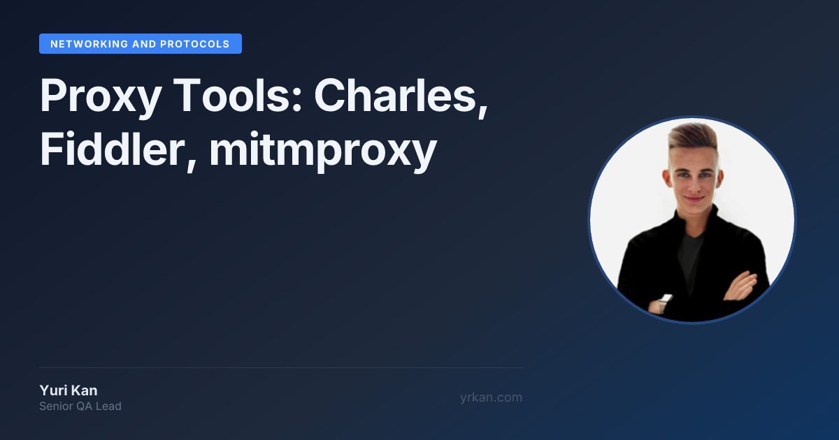 Herramientas Proxy: Charles, Fiddler, mitmproxy | Networking and ...