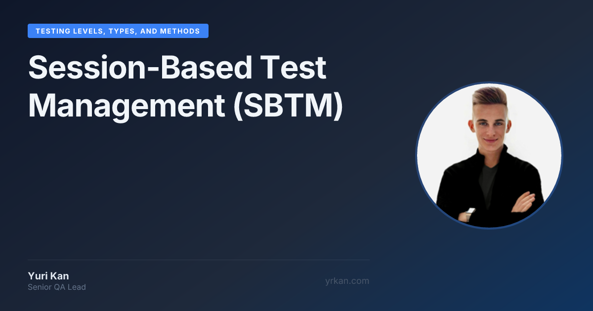 Session-Based Test Management: Structured Approach to Exploratory ...